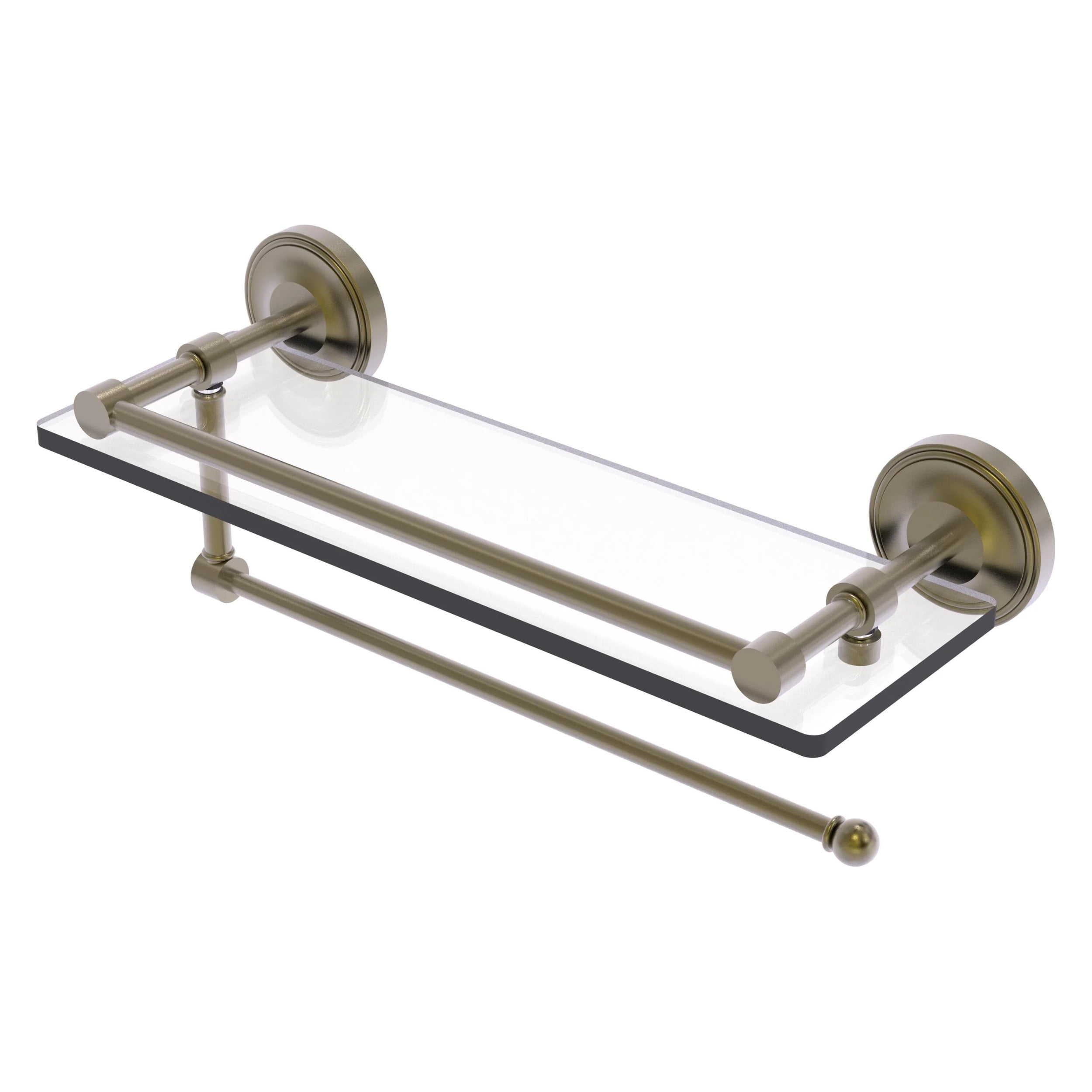 Prestige Regal Collection Paper Towel Holder with Gallery Rail Glass ...