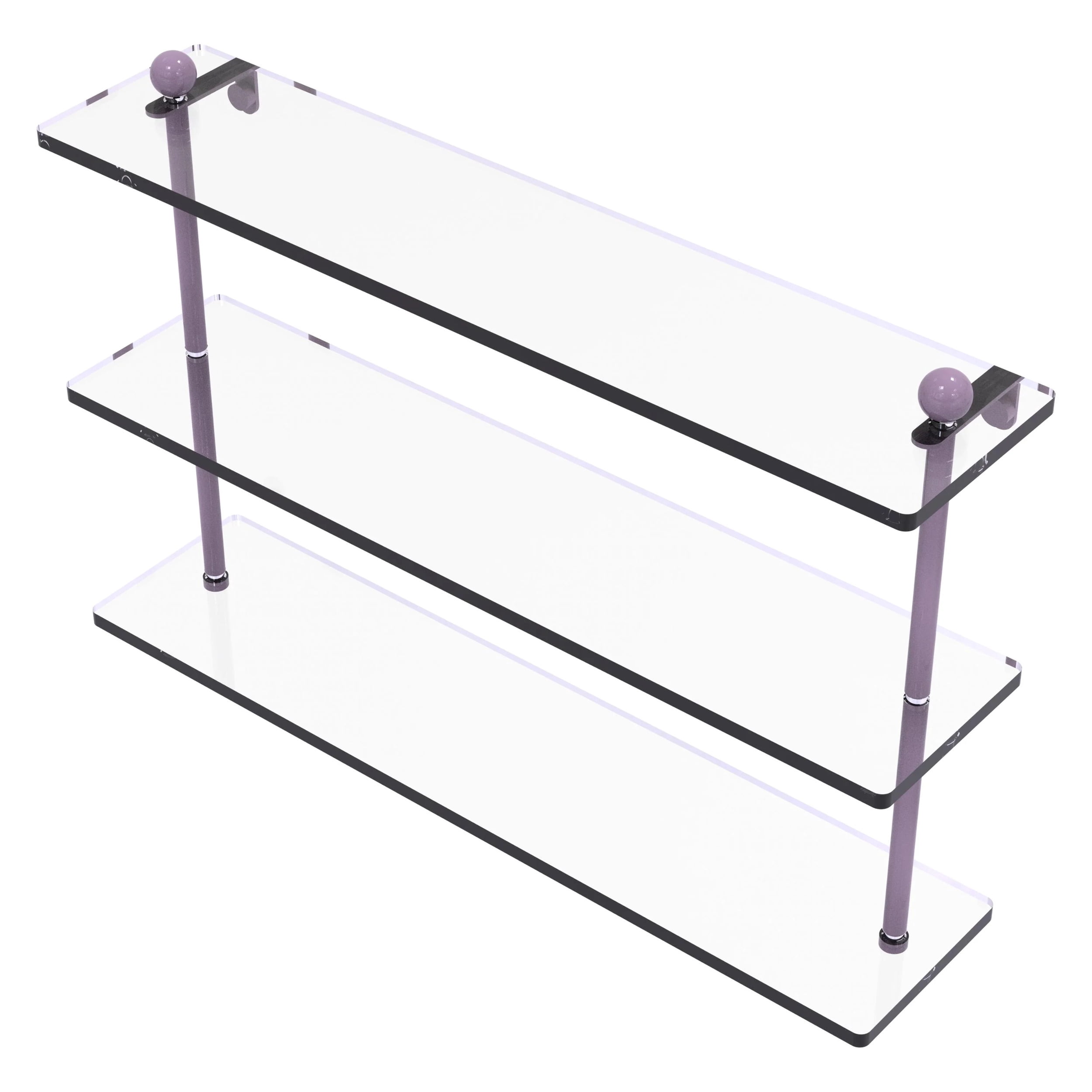 Prestige Regal Collection Triple Tiered Glass Shelf - Walmart.com