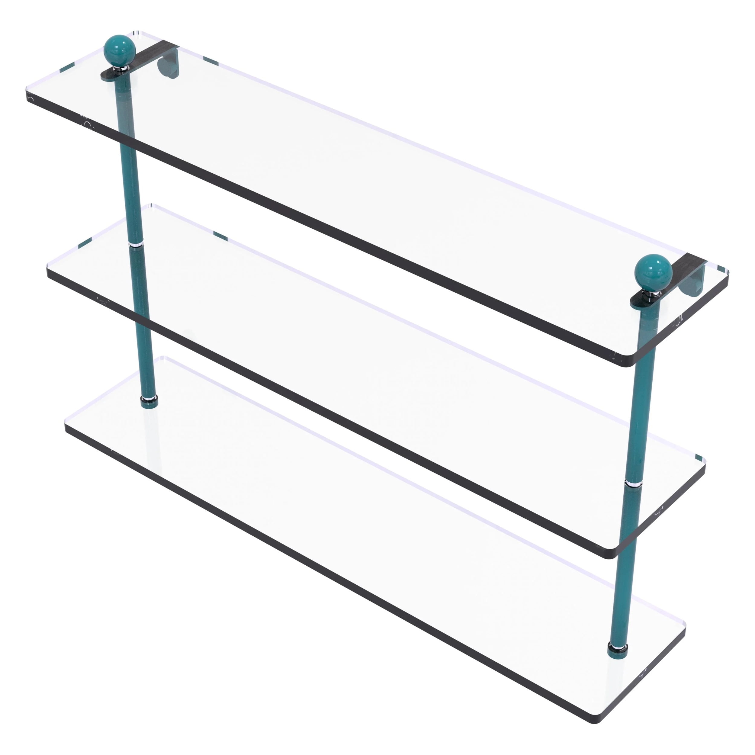 Prestige Regal Collection Triple Tiered Glass Shelf - Walmart.com