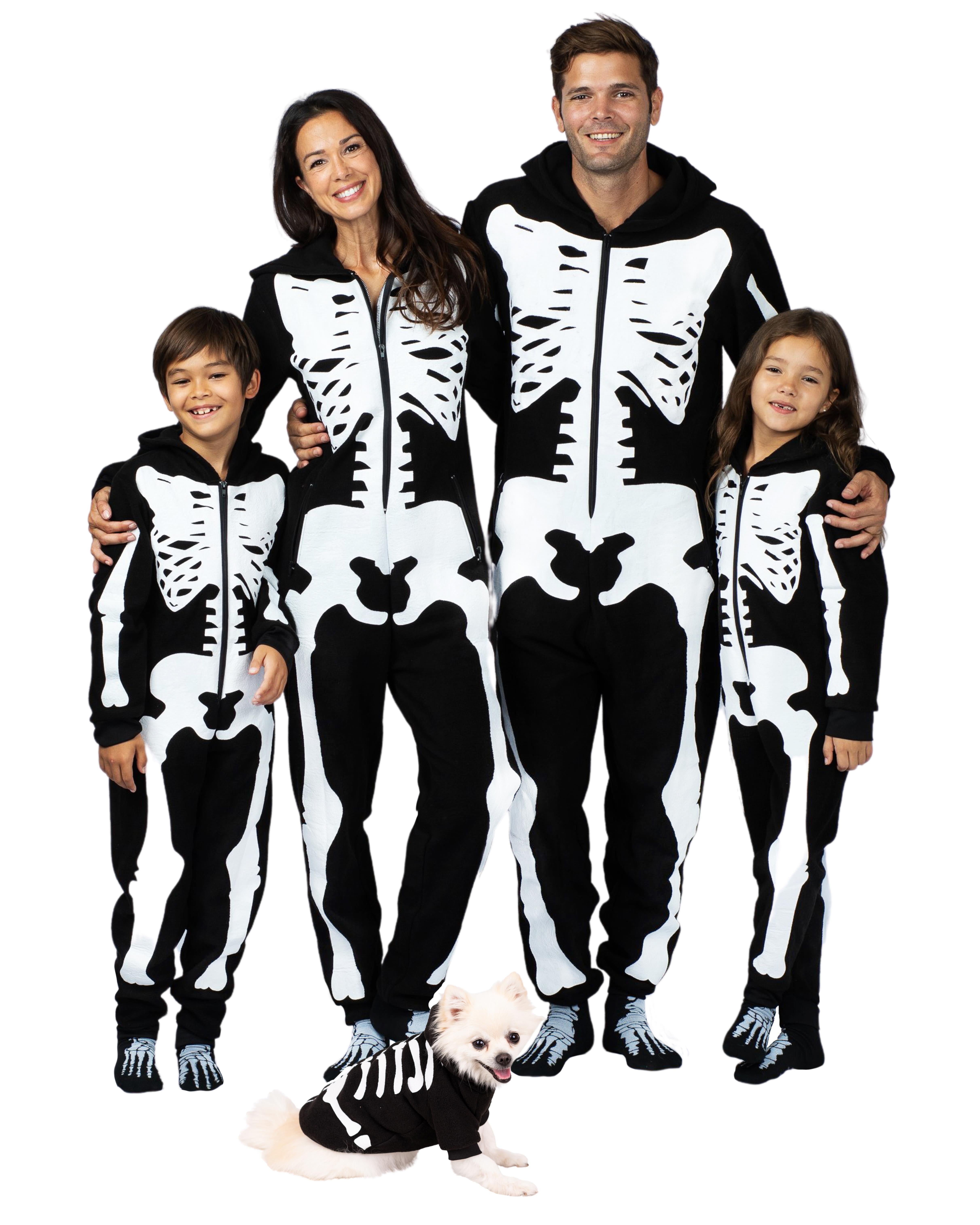 Prestigez Kids Family Skeleton Onesie Pajama Costume Union Suit ...
