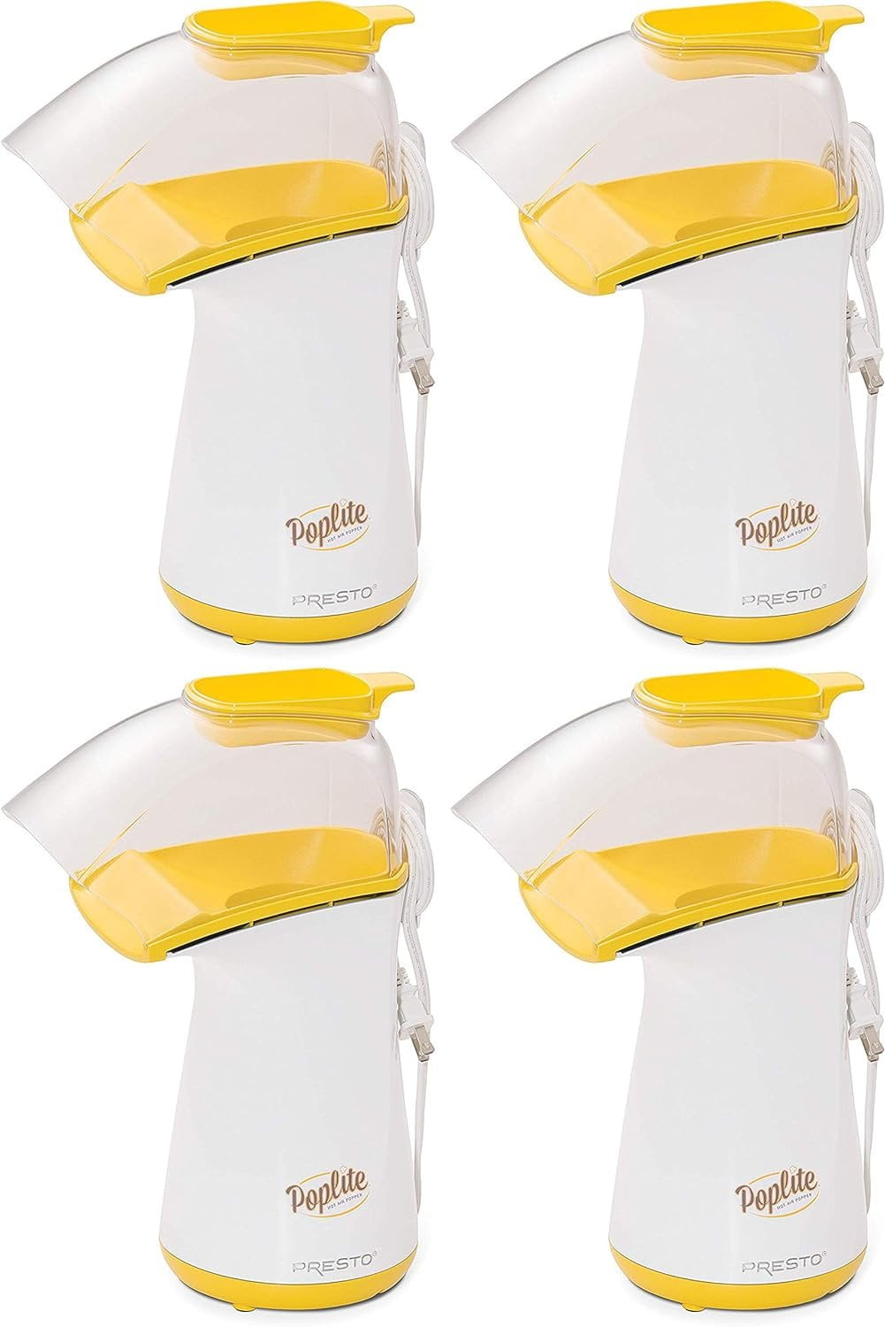 Presto 04820 PopLite Hot Air Popper Yellow 4-Unit - Walmart.com