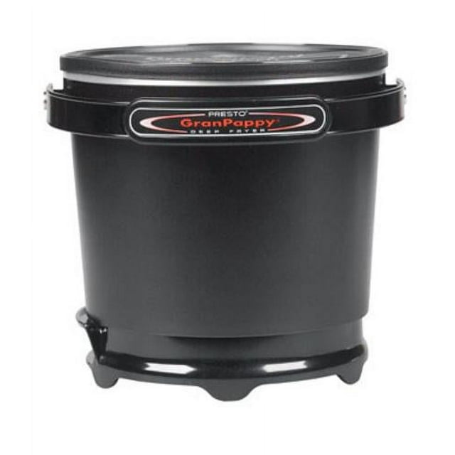 Presto Electric Gran Pappy Deep Fryer with Oil Storage, 1500 Watts ...