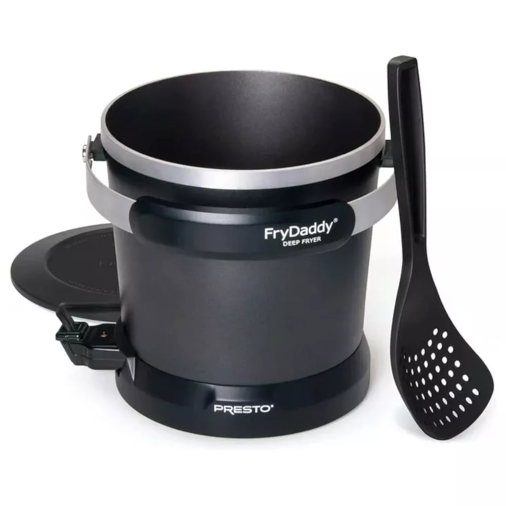 Presto FryDaddy Electric Deep Fryer, Black, 4-Cup Capacity, Compact, Nonstick - Walmart.com