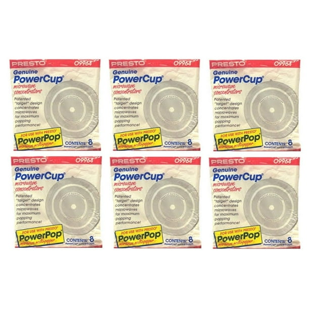 Presto 09964 Microwave Power Pop PowerCup Popcorn Concentrator Cup - 48 ...