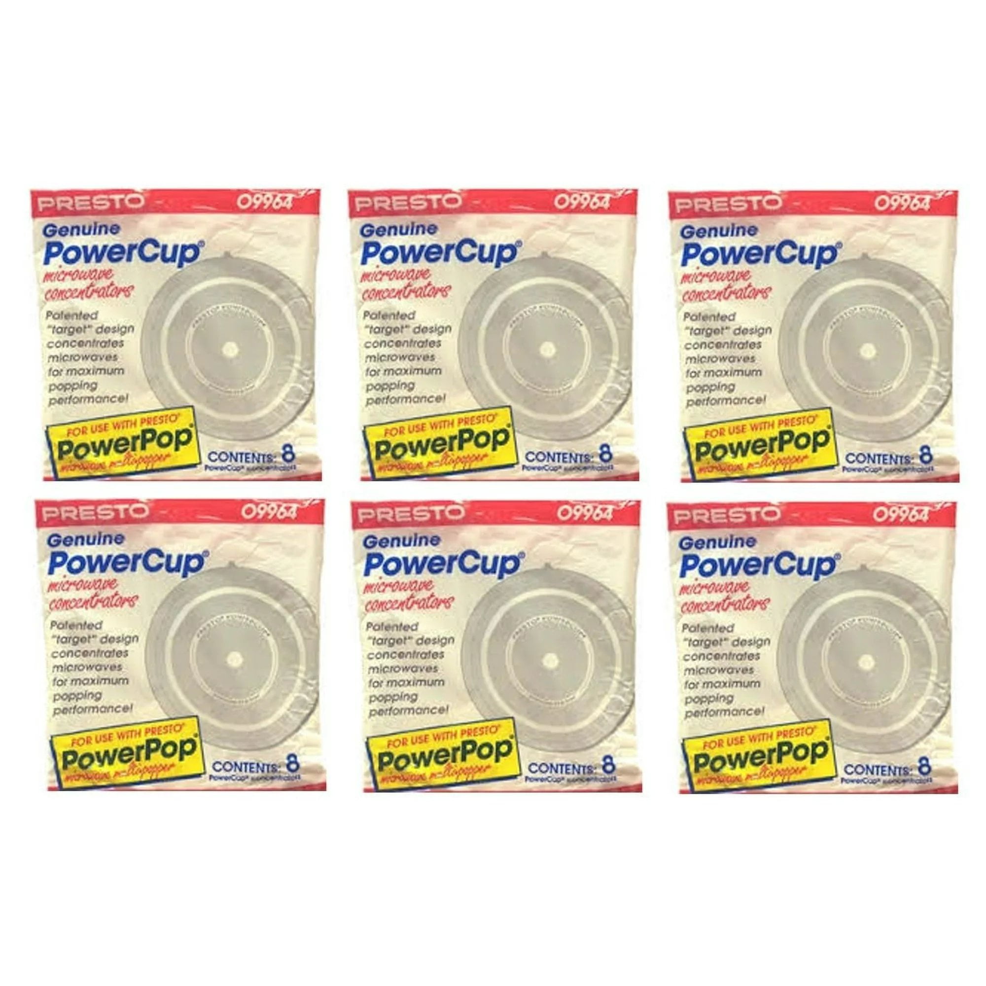 Presto Power Pop Microwave Popcorn Concentrator Cup 48 Pack - 09964 ...