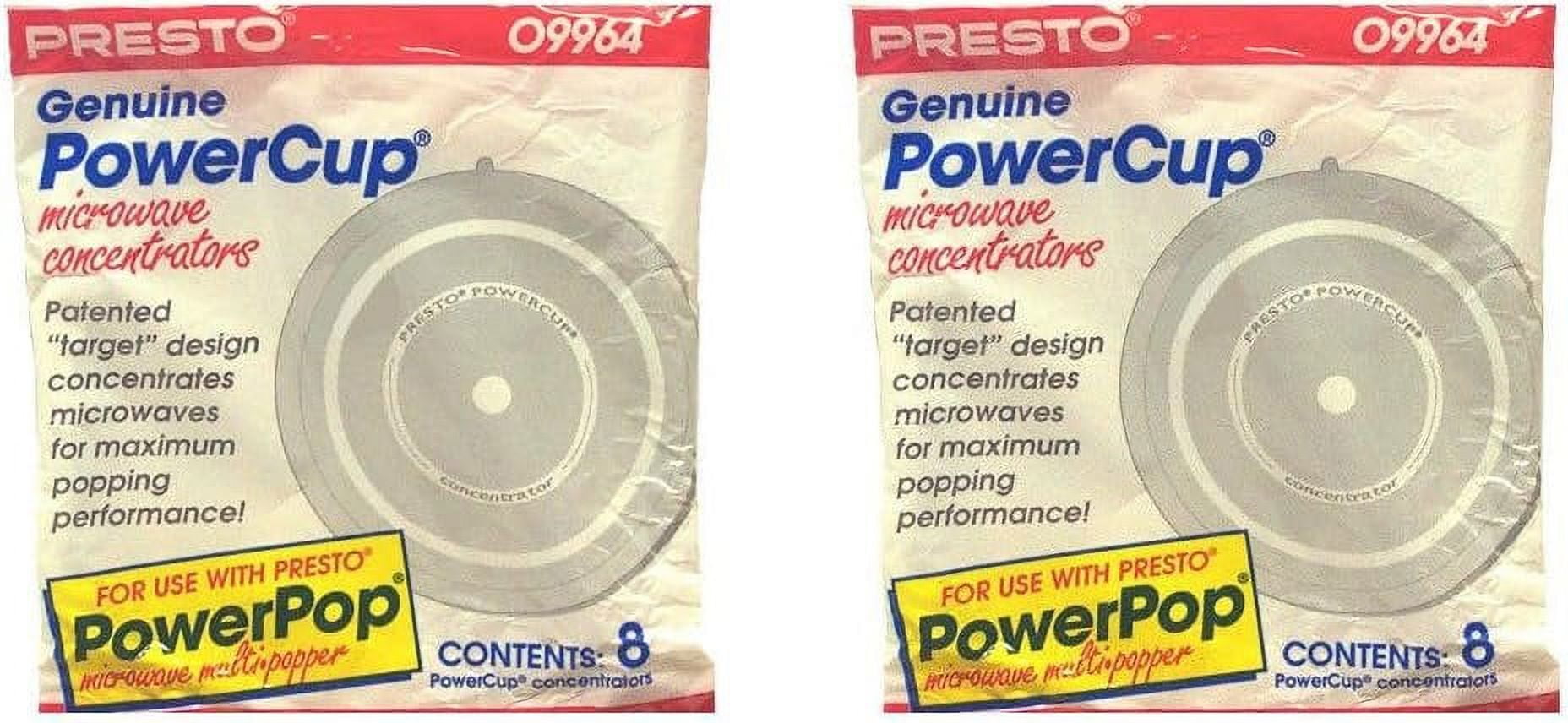 Presto 09964 PowerCup Concentrators, Package of 8 2, WHITE - Walmart.com
