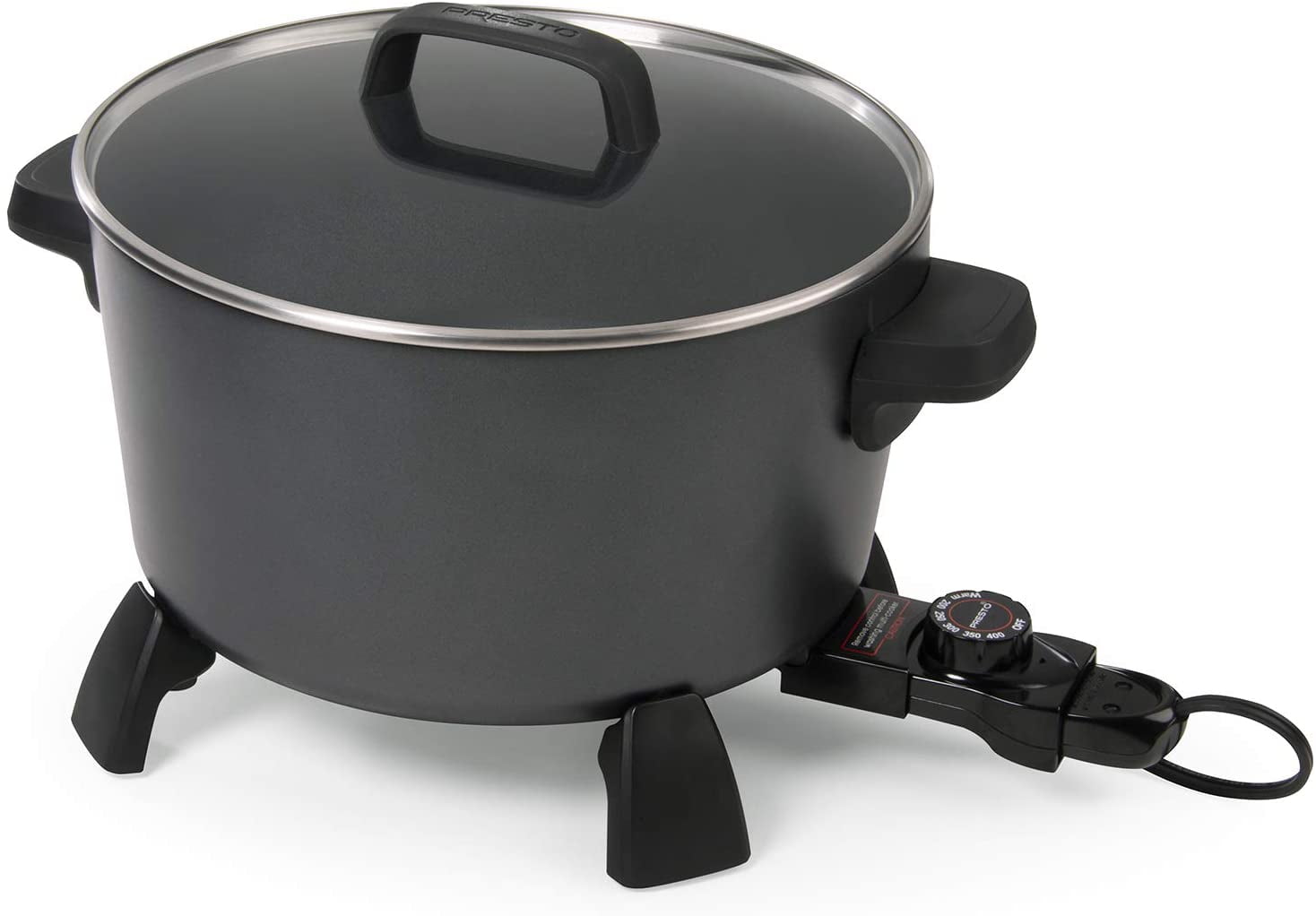 Presto 10-Quart Kitchen Kettle XL Multi-Cooker, Steamer and Deep Fryer ...