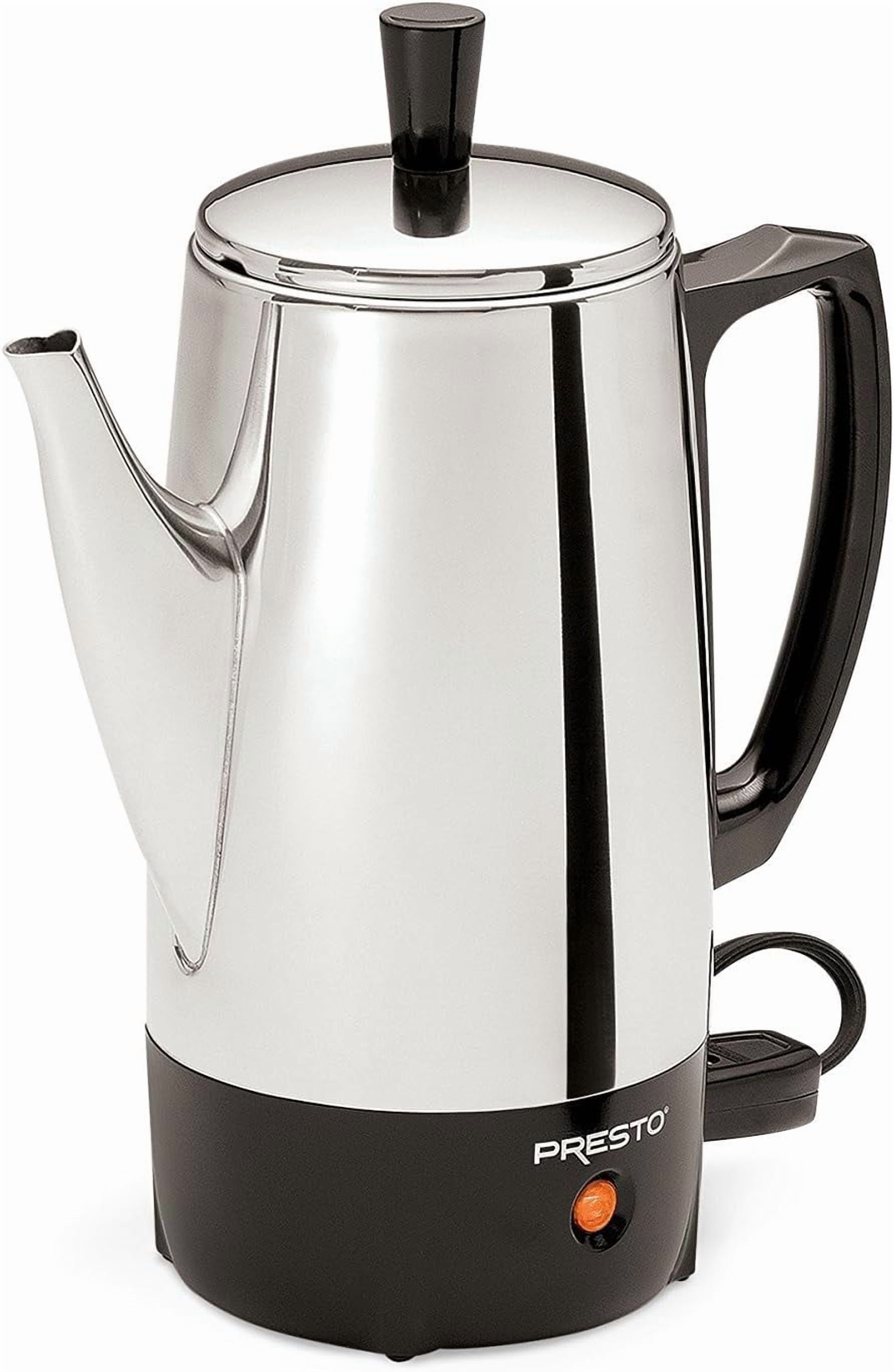 Presto 6-Cup Stainless-Steel Coffee Percolator - Walmart.com