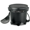 Presto GranPappy Indoor Odorless Kitchen Electric Deep Fryer Ceramic ...