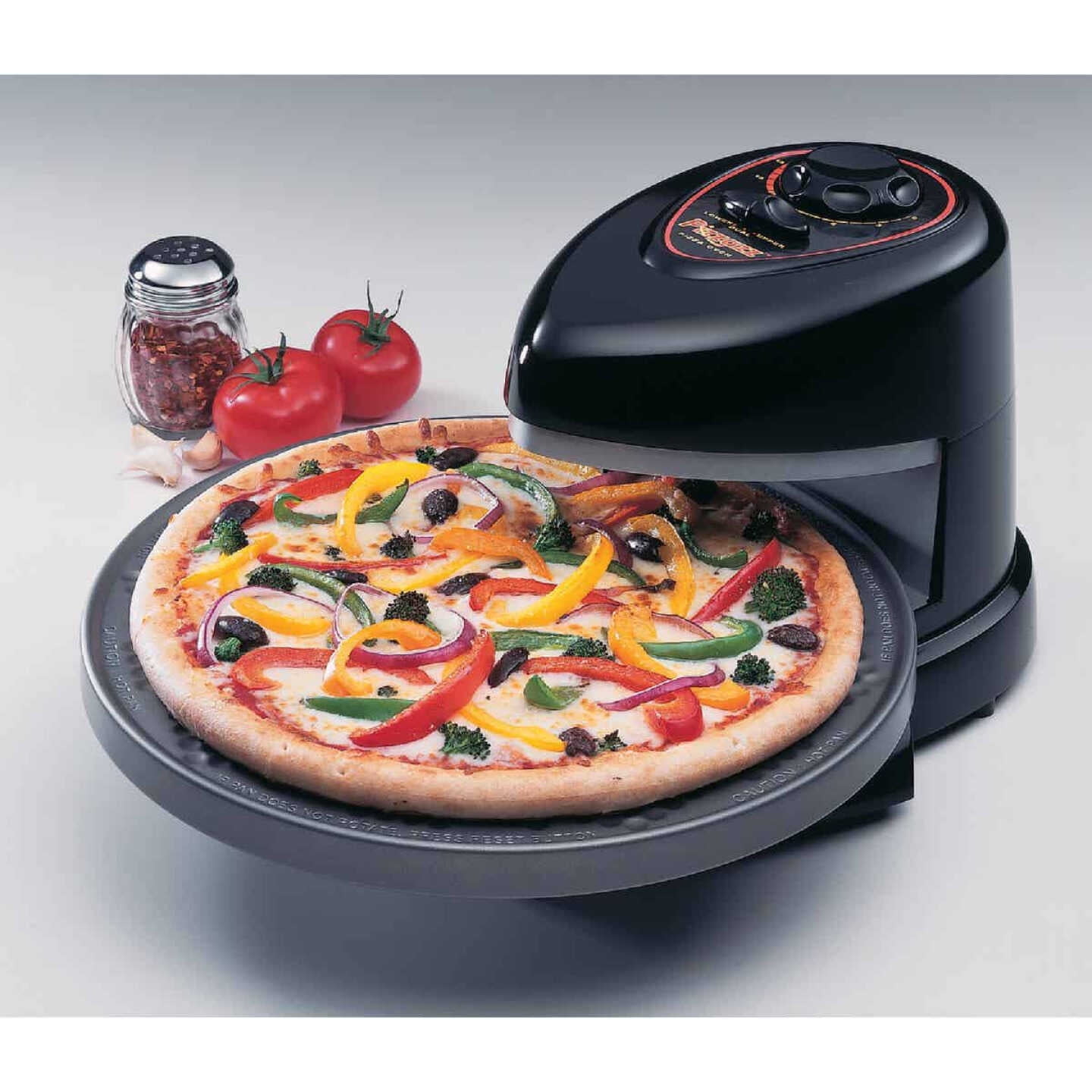 Presto 03430 Pizzazz Plus Rotating Pizza Cooker, Electric Countertop ...