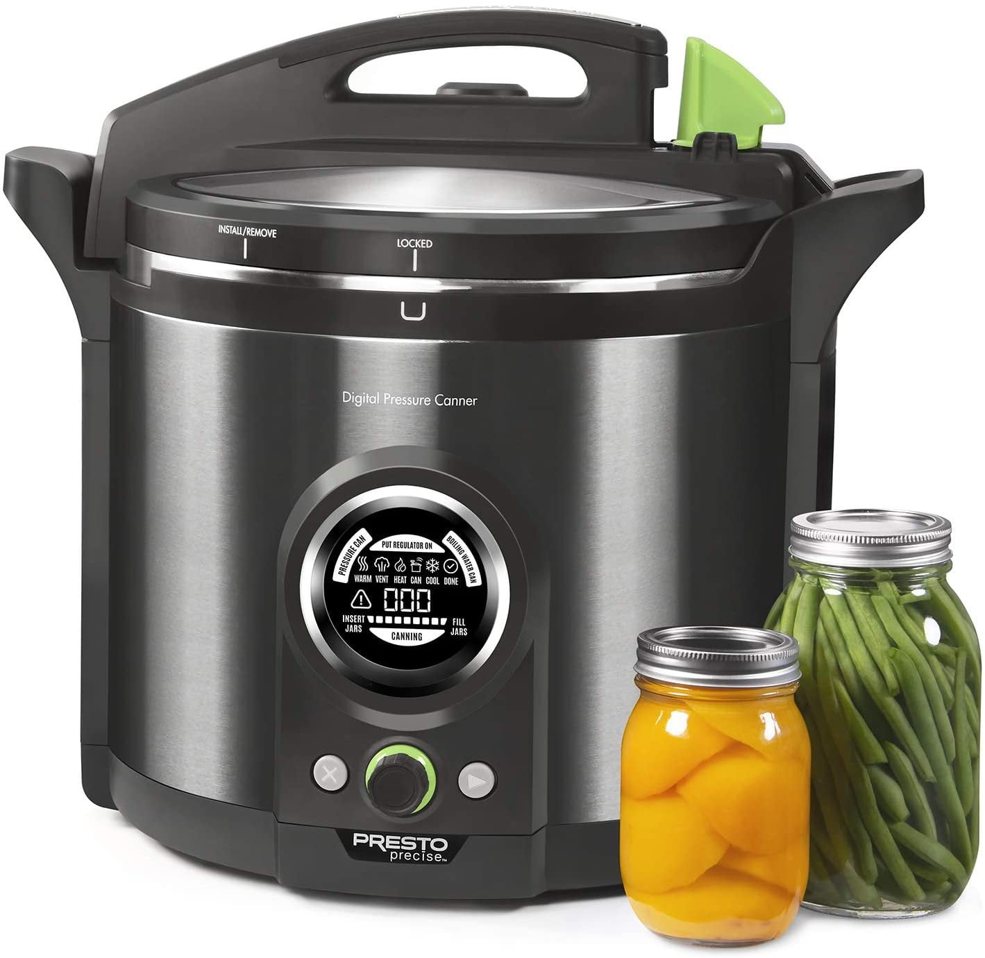 Presto Precise 12qt Electric Digital Pressure Canner with Large Rack ...
