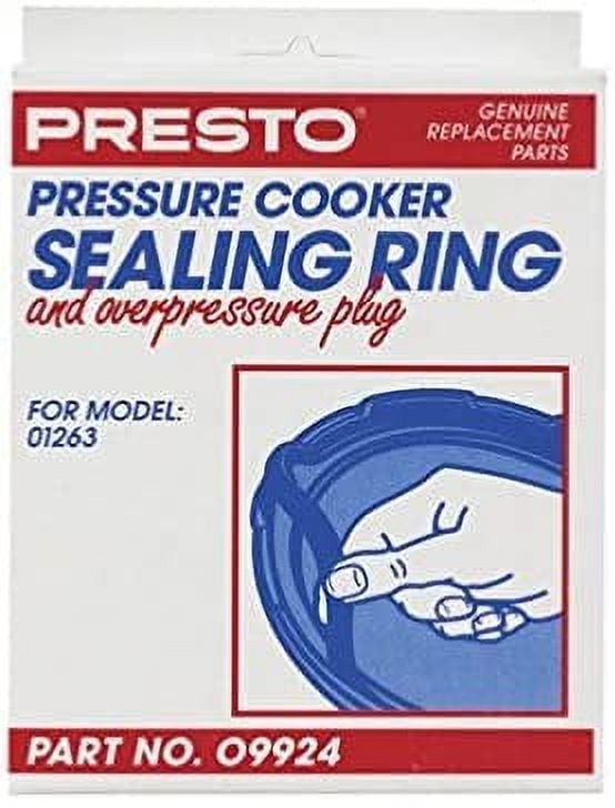 Presto Pressure Cooker Sealing Ring With Over Pressure Plug Only Fits ...