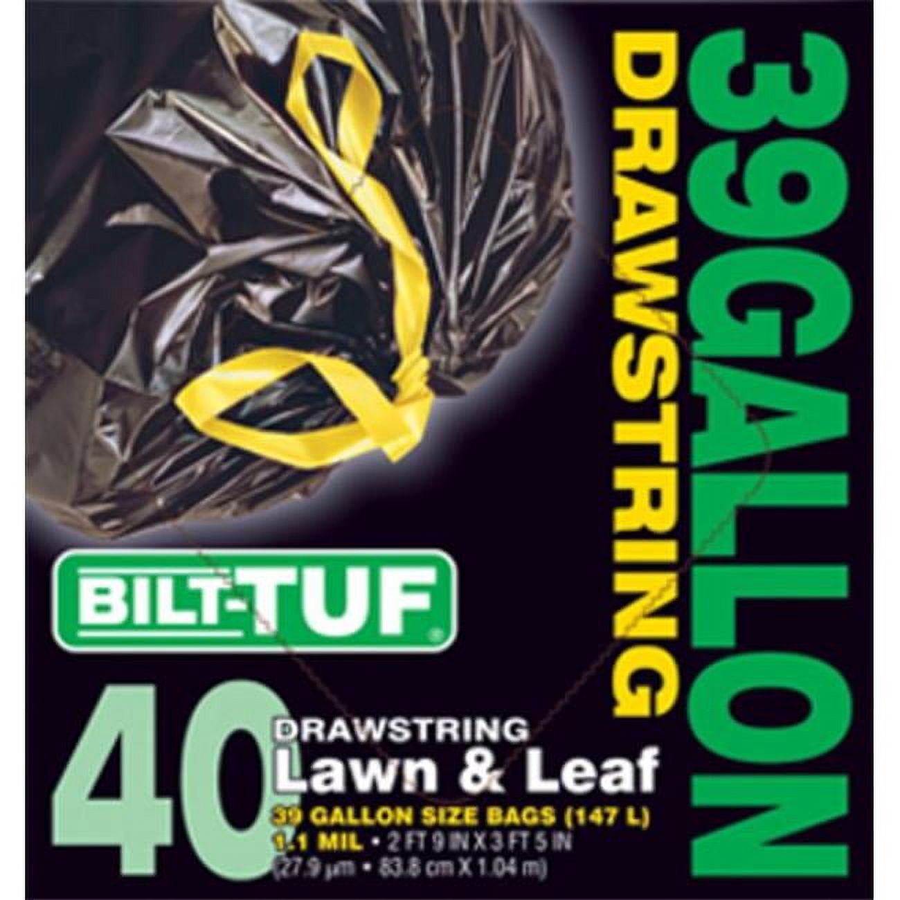 Presto Products 426616546 GKL042628-3 39 gal Drawstring Bilt Tuf Lawn ...