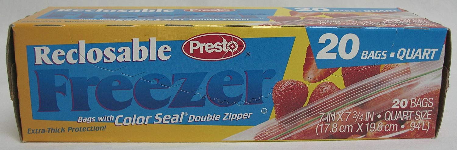 Presto Reclosable Freezer Bag - Walmart.com