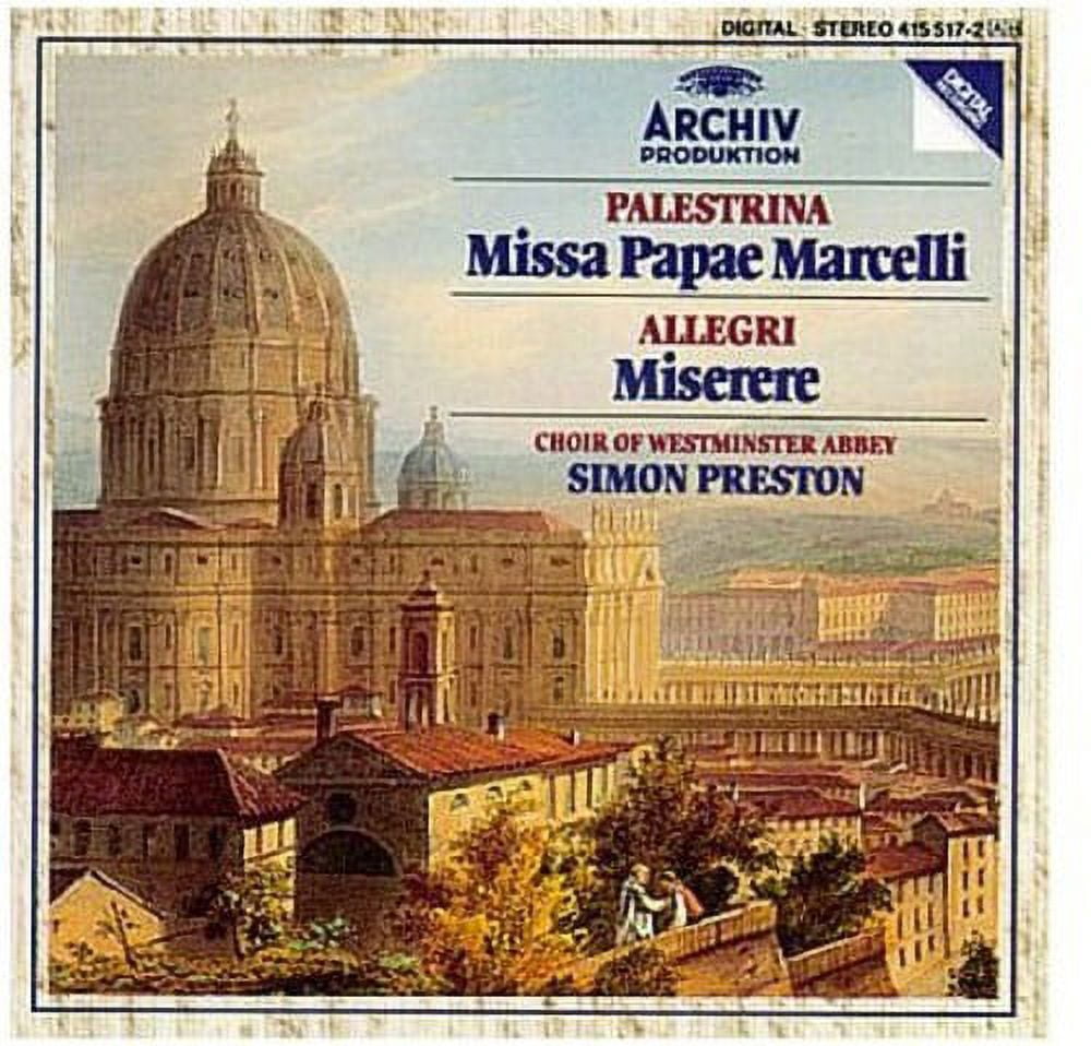 Preston / Choir of Westminster Abbey - Originals: Palestrina Missa ...