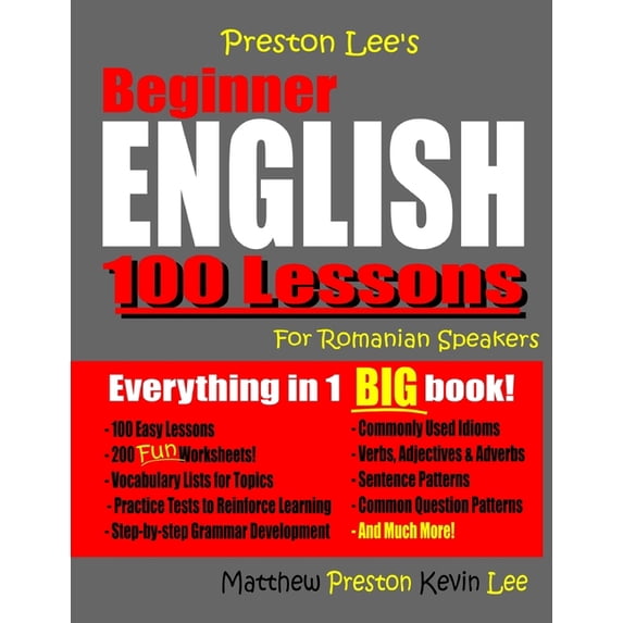 Preston Lee's English for Romanian Speak Preston Lee's Beginner English ...