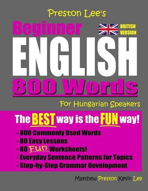 Preston Lee's English for Hungarian Spea Preston Lee's Beginner English ...