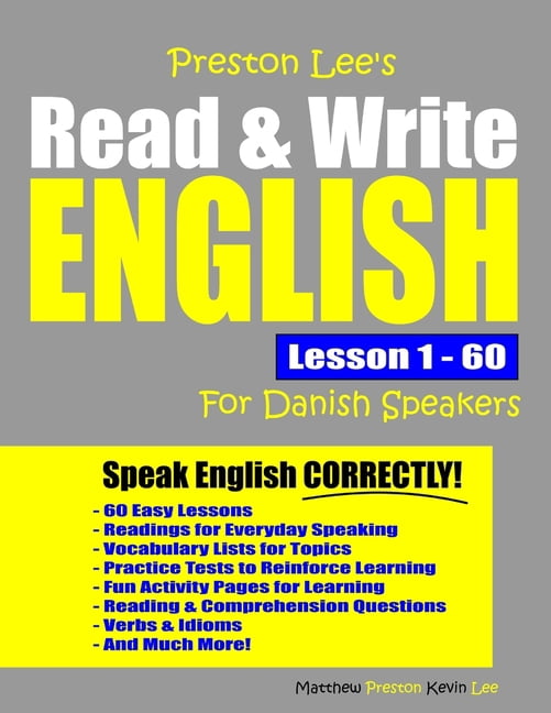 Preston Lee's English for Danish Speakers: Preston Lee's Read & Write ...