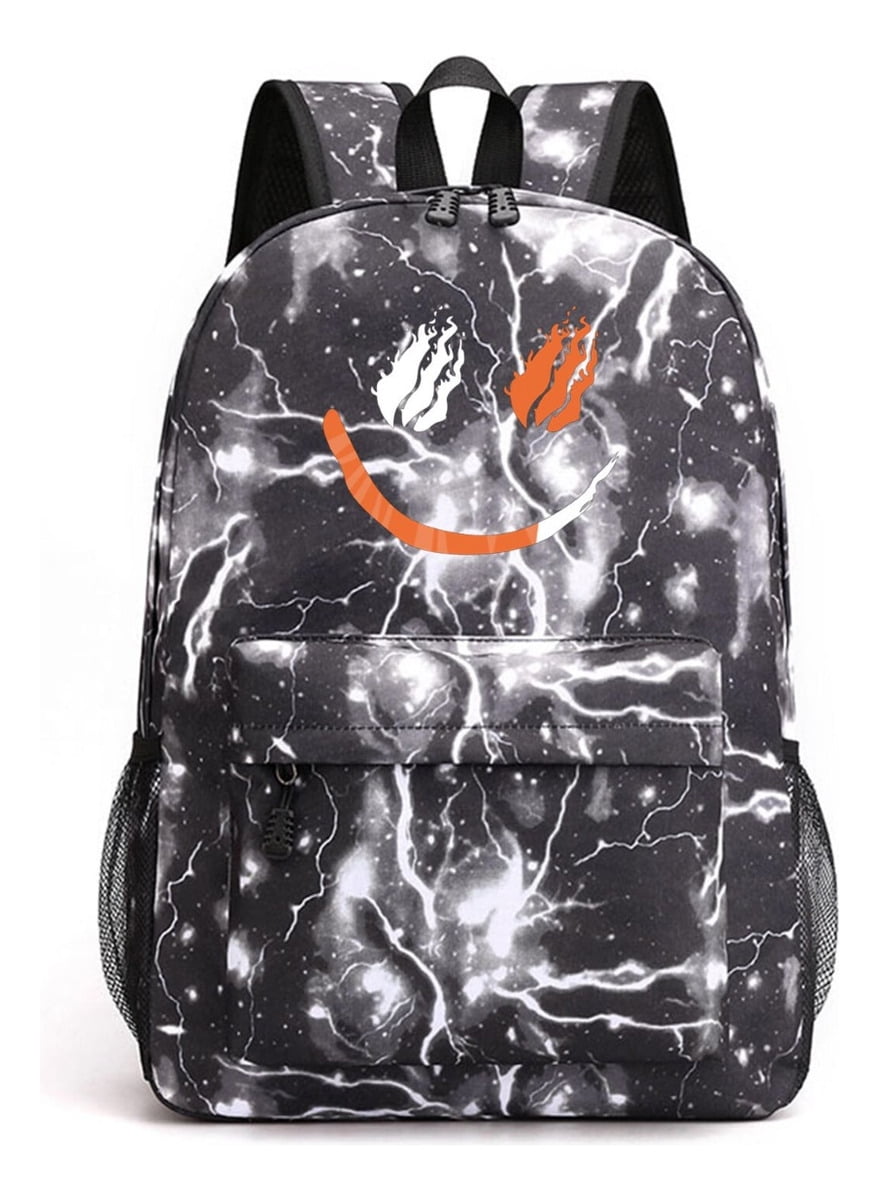 Preston Playz Black Backpack with Starry Night Lightning Graphics ...