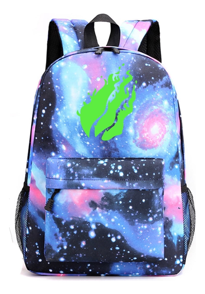 Preston Playz Blue Galaxy Backpack with Nebula Space and Cosmic Burst ...