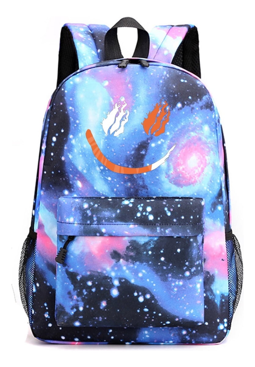 Preston Playz Blue Nebula Space Backpack, Cosmic Burst Galaxy Style ...
