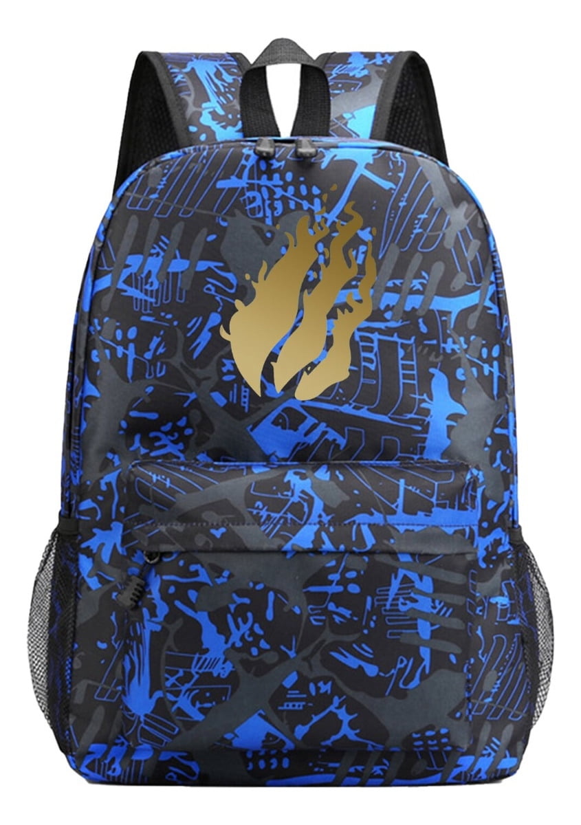 Preston Playz Camo Style Backpack for Students, Cool Anime Design ...