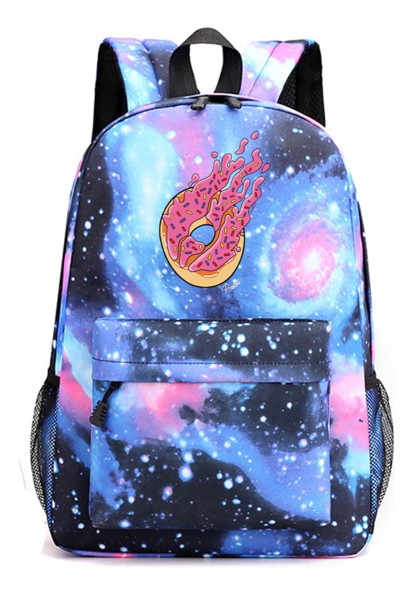 Preston Playz Cosmic Blue Backpack, Nebula Space Galaxy Design with ...