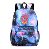 Preston Playz Cosmic Blue Backpack, Nebula Space Galaxy Design with ...