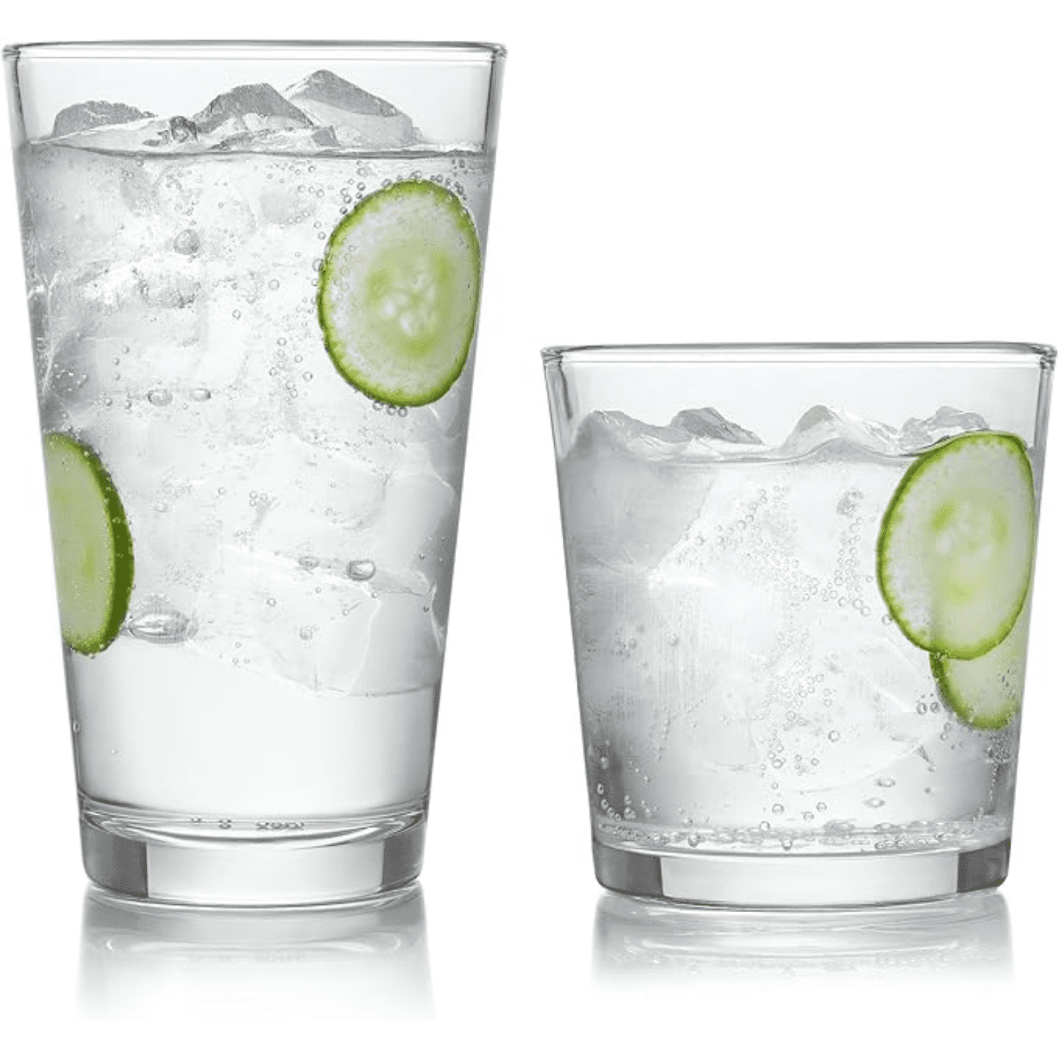 Preston Tumbler and Rocks Glasses Set, All Purpose Everyday Drinking ...