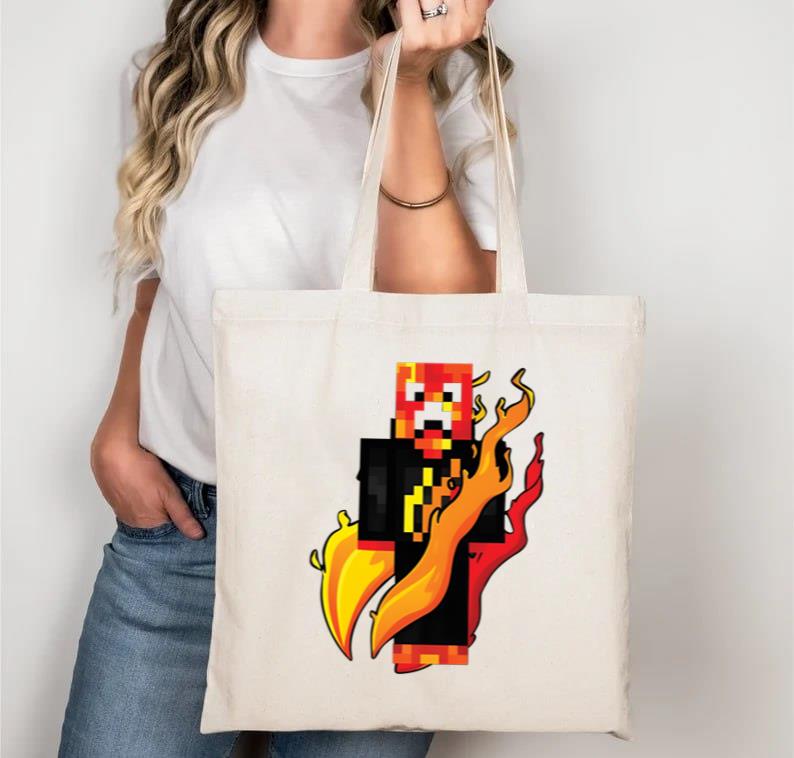 Preston Vintage Gaming Gamer Game Plays Style Black Unisex Tote Bag ...