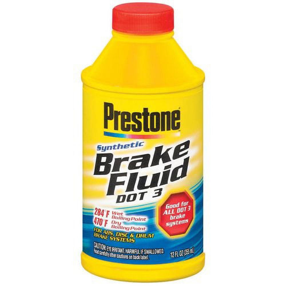 Prestone Brake Fluid 12 Ounce - Walmart.com