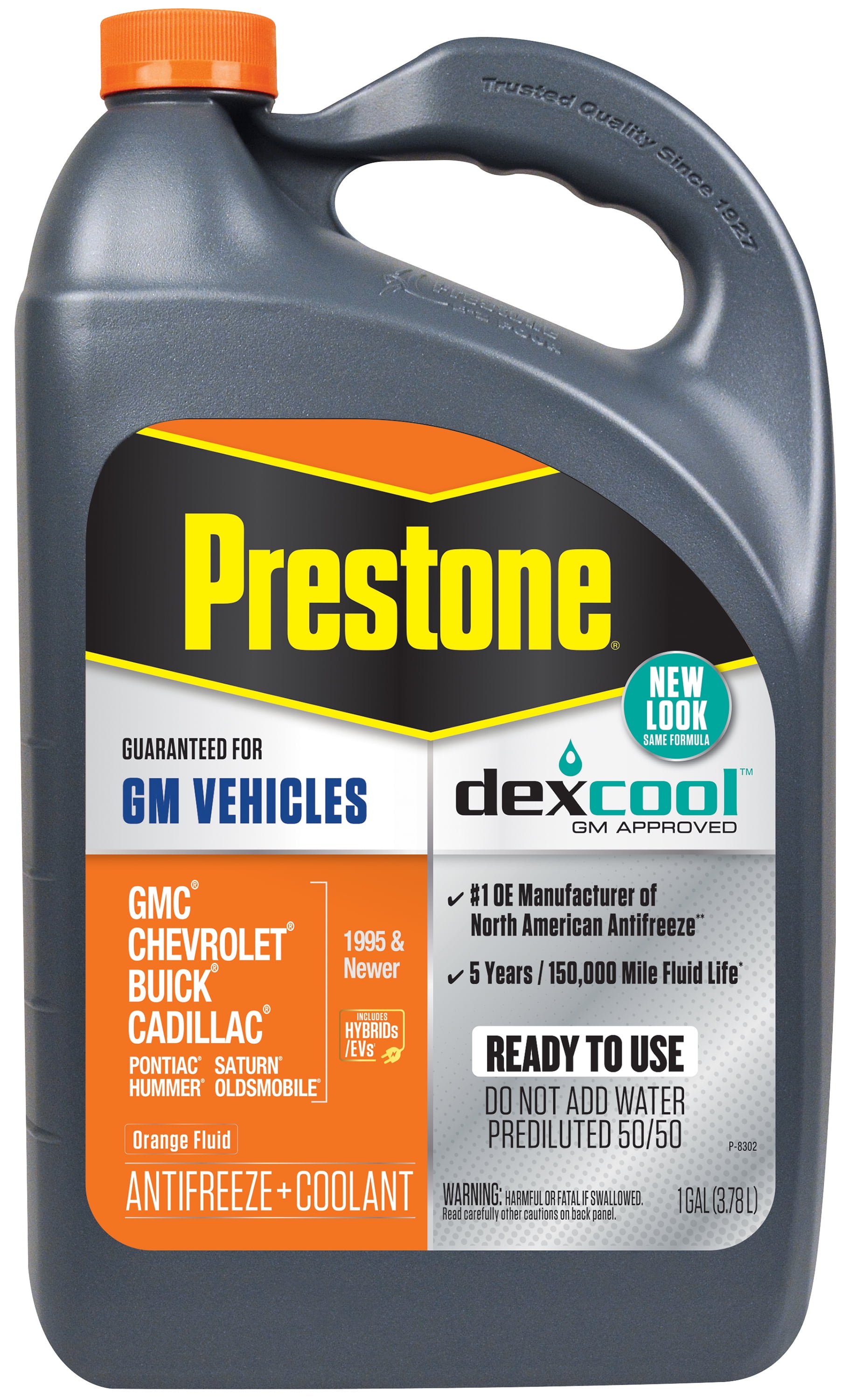 Prestone DEX-COOL Antifreeze+Coolant for GM Vehicles; Extended Life -1 ...