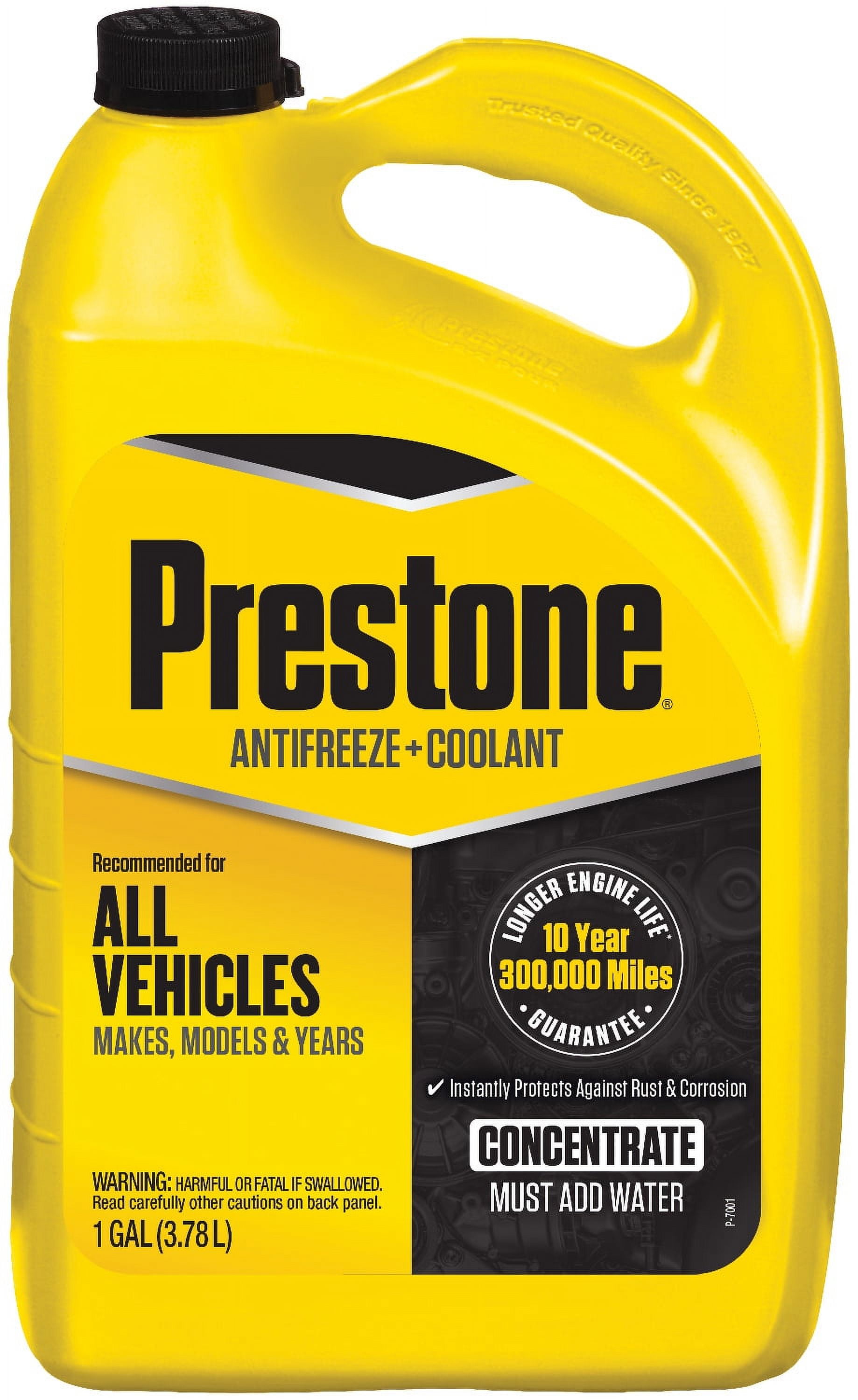 Prestone Universal Antifreeze + Coolant, Used for All Vehicles - 10 ... Prestone Universal Antifreeze + Coolant, Used for All Vehicles - 10 ...