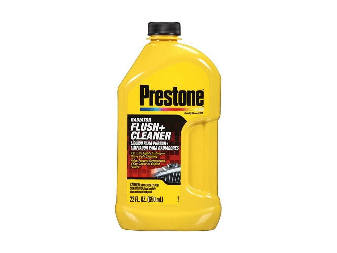 Prestone AS105Y Radiator Flush and Cleaner, 22 Ounce, Total Cooling ...