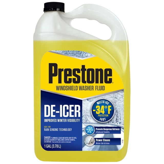 Prestone Windshield Washer Fluid , Cleaner/De-Icer, -34 Degrees, 1 ...