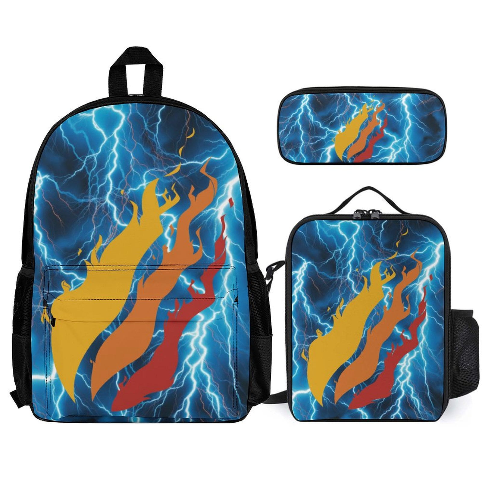 Prestonplayz 3Pcs Bookbag Sets Backpack with Lunch Bag And Pencil Case ...