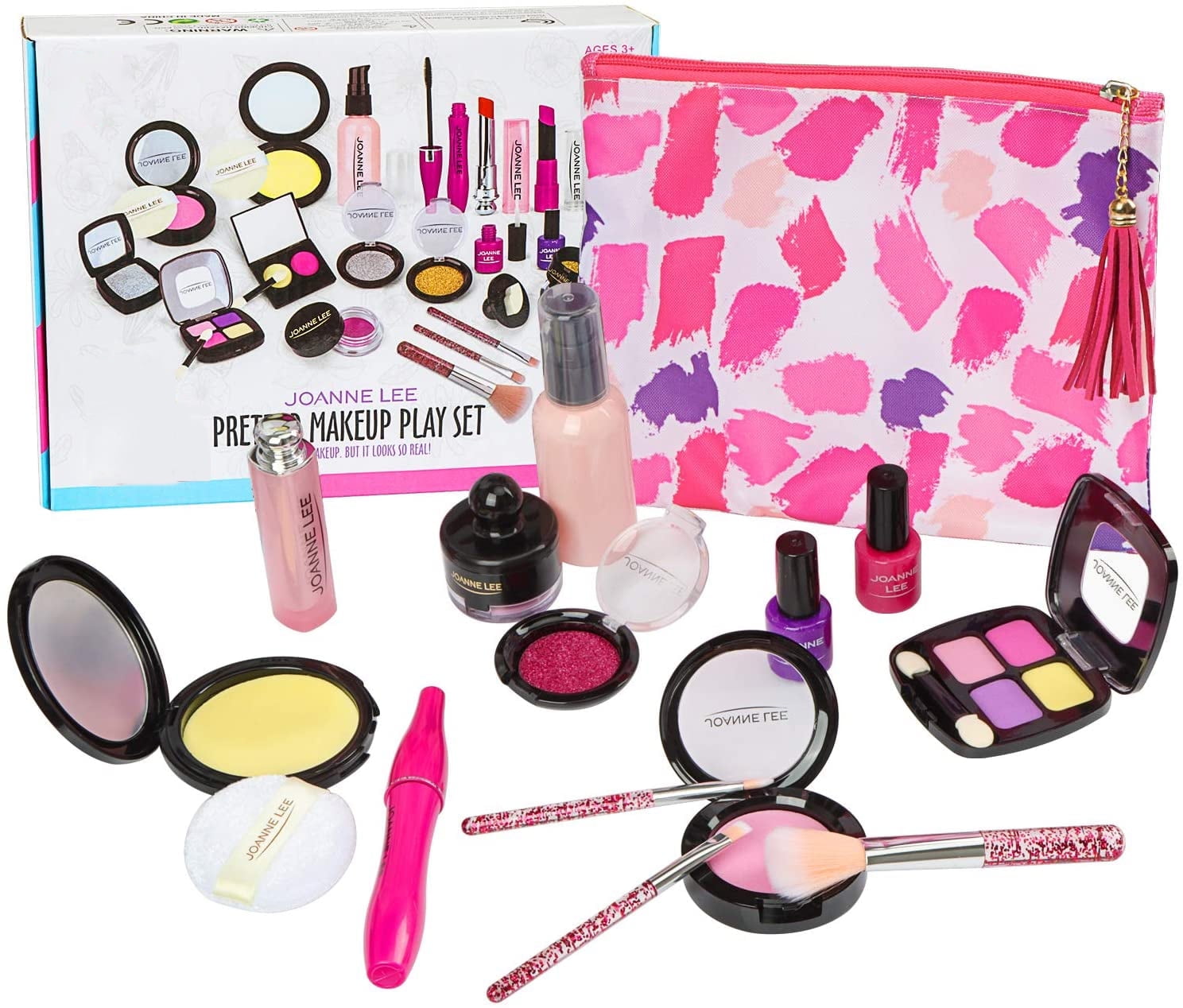 GLUAAE Kids Makeup and Vanity Accessories, Pretend Makeup Set for ...