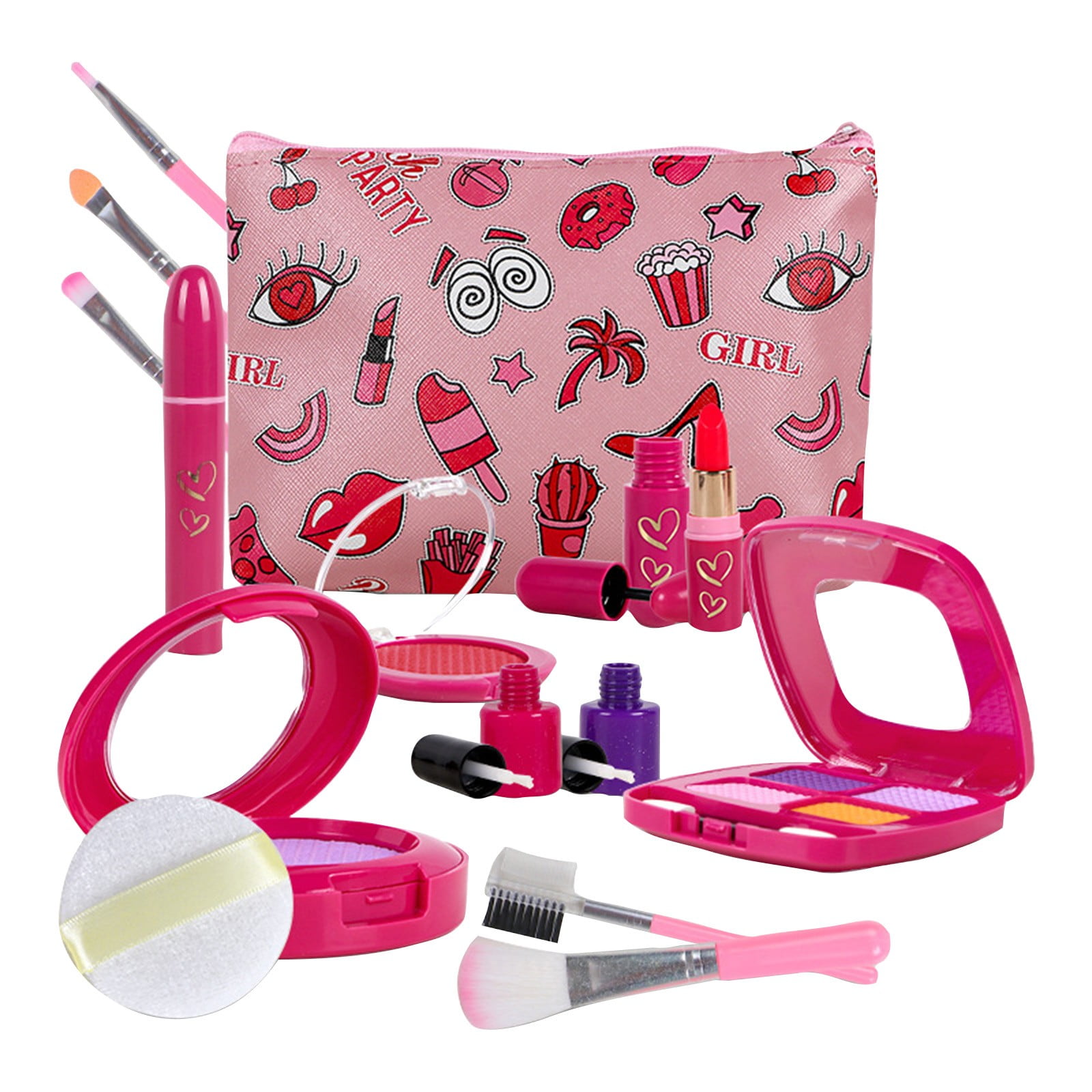 Pretend Makeup for Toddlers - BTEC Fake Makeup Set for Kids,Play Makeup ...