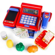 Toy Cash Registers for Kids Pretend Play Cash Register with Scanner ...