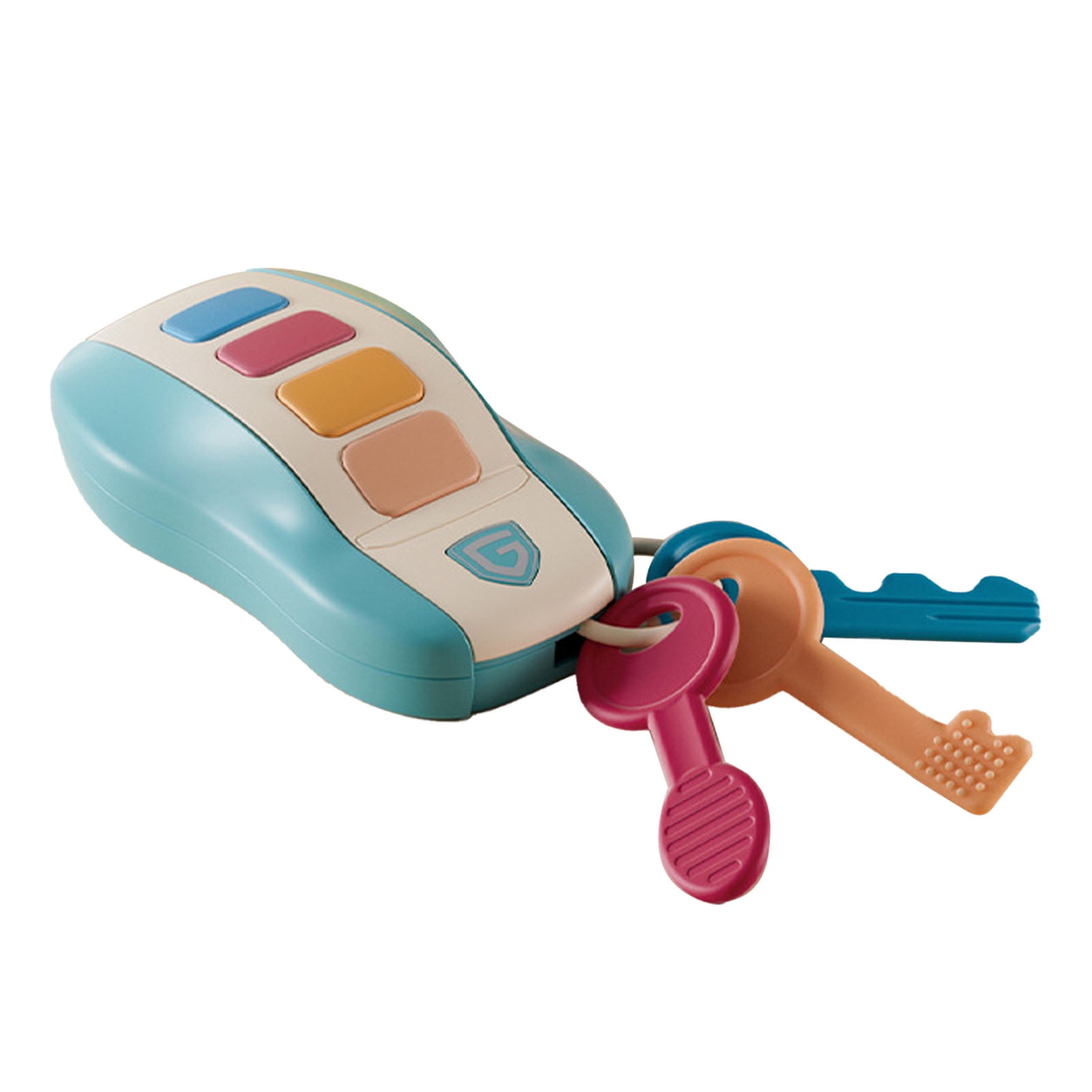 Pretend Play Car Keys 4 Sounds 10 Songs Cool Light Kids Simulated Key ...