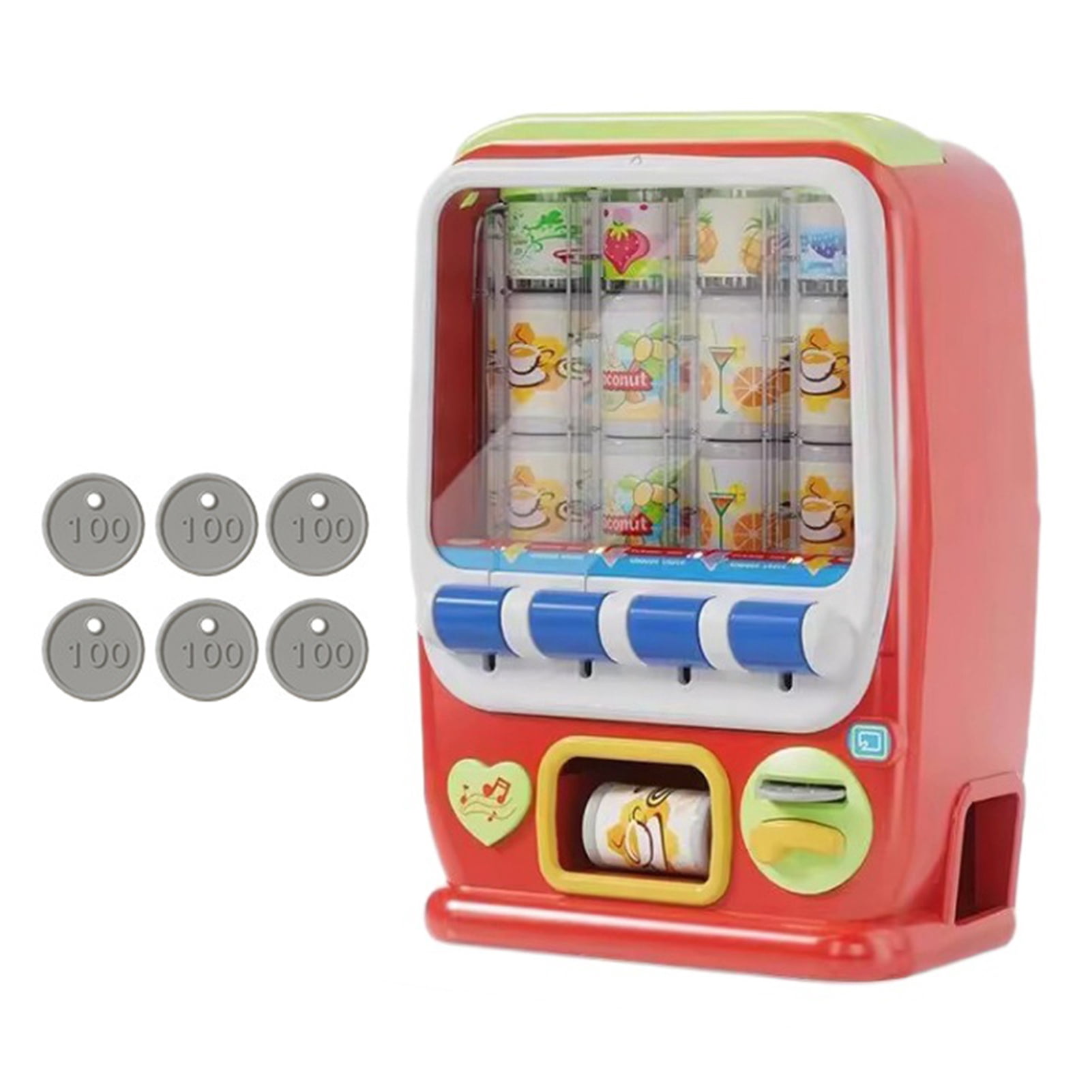 Pretend Play Cash Register Toy - Realistic Shopping Machine with Light ...