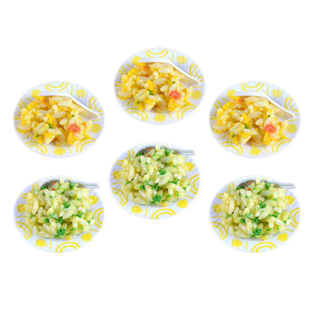Pretend Play Food Landscaping Decorations Simulated Fried Rice Model ...