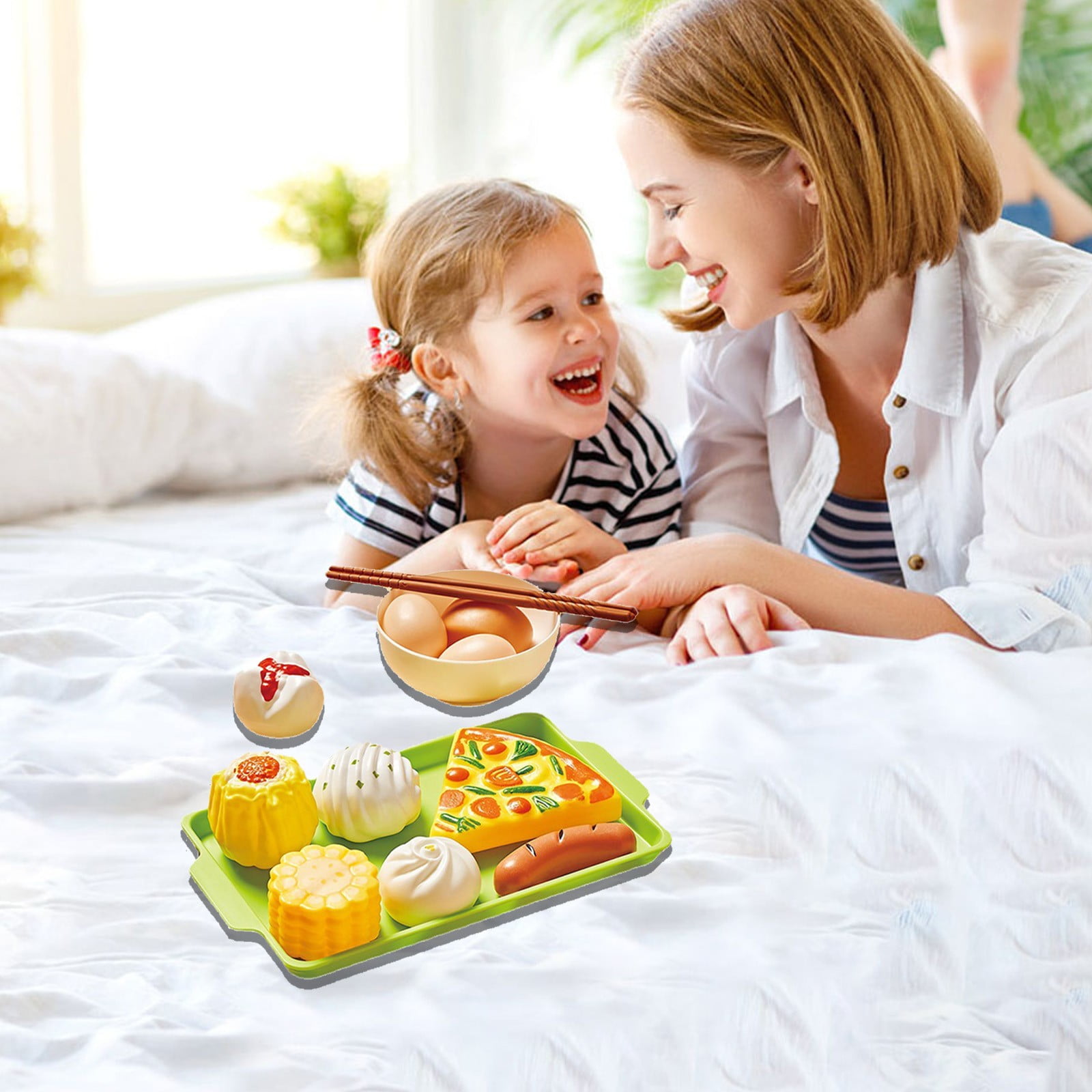 Pretend Play Food Toy for Kids Kitchen Aged 3 4 5, Fast Food Set with ...