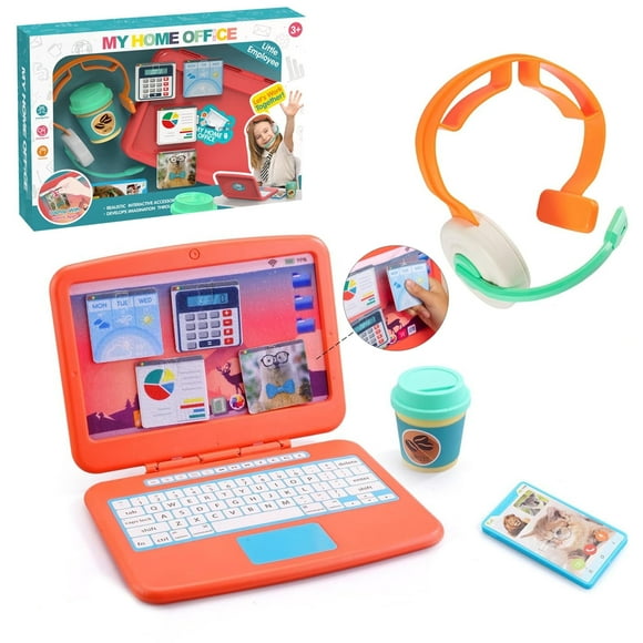 Kids Office Toy Collection with Miniature Furniture and Accessories