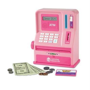 Learning Resources Pretend & Play Teaching ATM Bank, Cash Register for ...