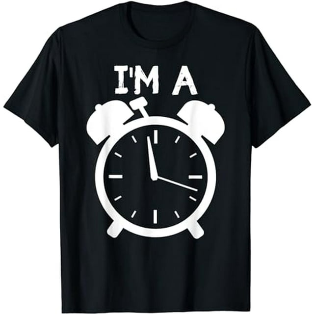 Pretend to be a Clock Time Funny Kids Show Halloween Costume T-Shirt ...