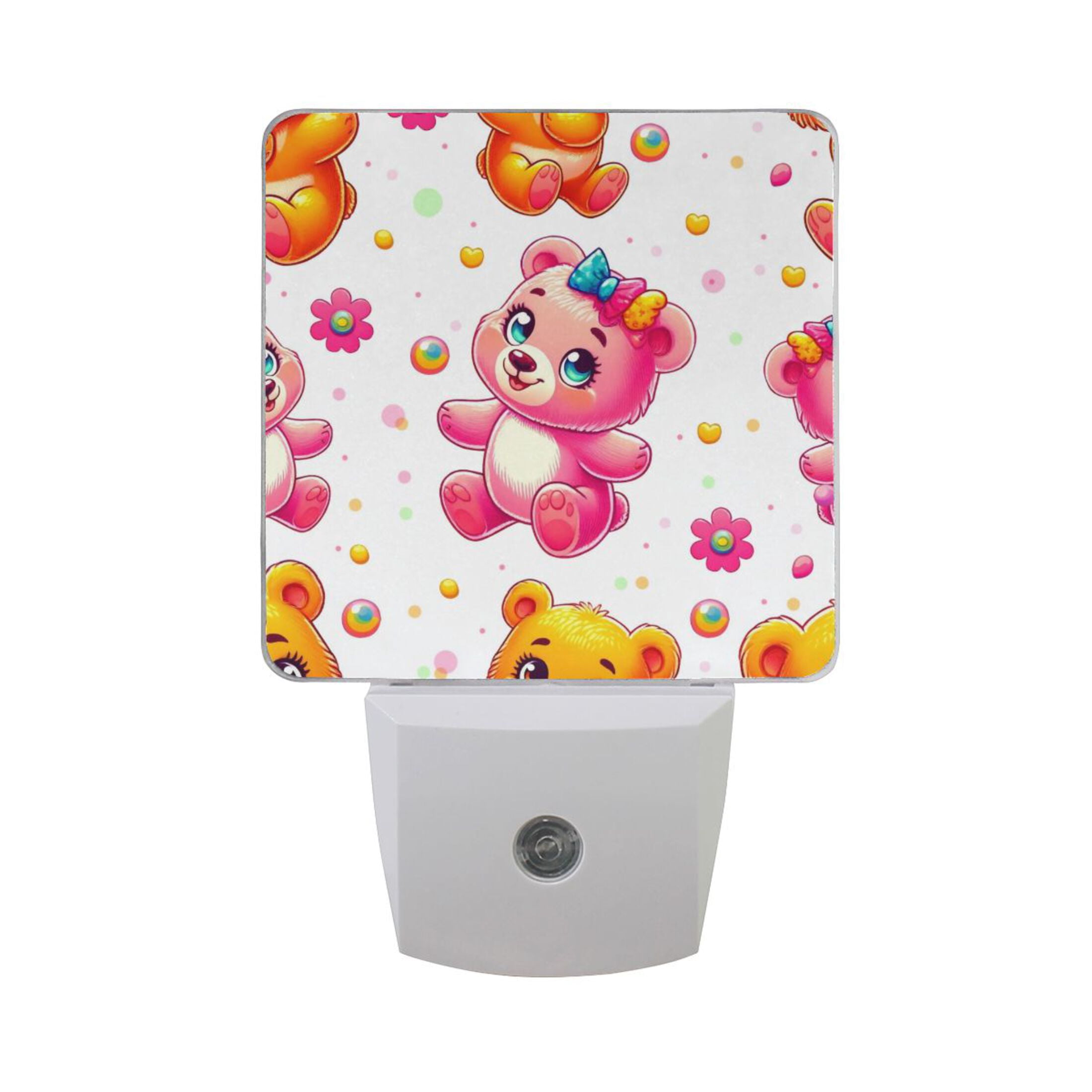 Pretty Bears Night Light 2 Pack LED Nightlight Plug into Wall Dusk to ...