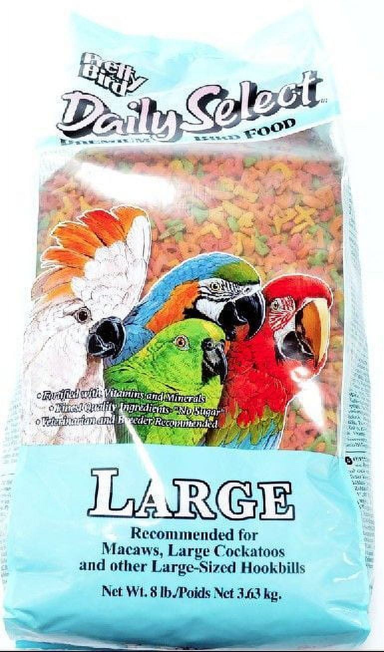 Pretty Bird Daily Select Premium Bird Food [Bird, Food] Large - 8 lbs ...