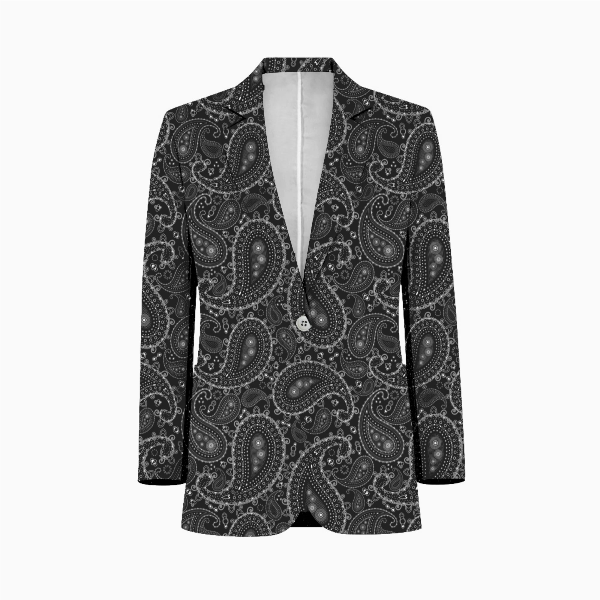 Pretty Bohemian Art Paisley Customized Men's Suits full man Shawl ...