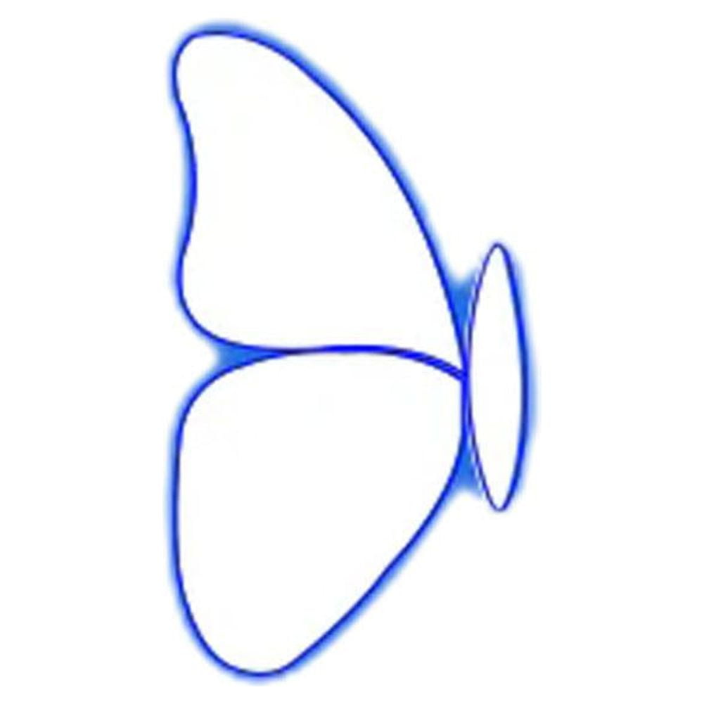 Pretty Butterfly Template Ruler, 4/8/12inch Creative Quilting Cutting ...